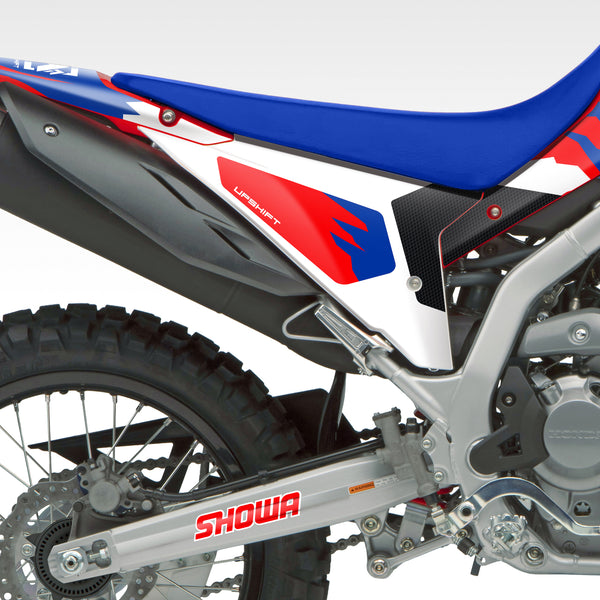 2021 - 2024 HONDA CRF300L - RED / WHITE / BLUE SLASH - GRAPHICS KIT (N ...