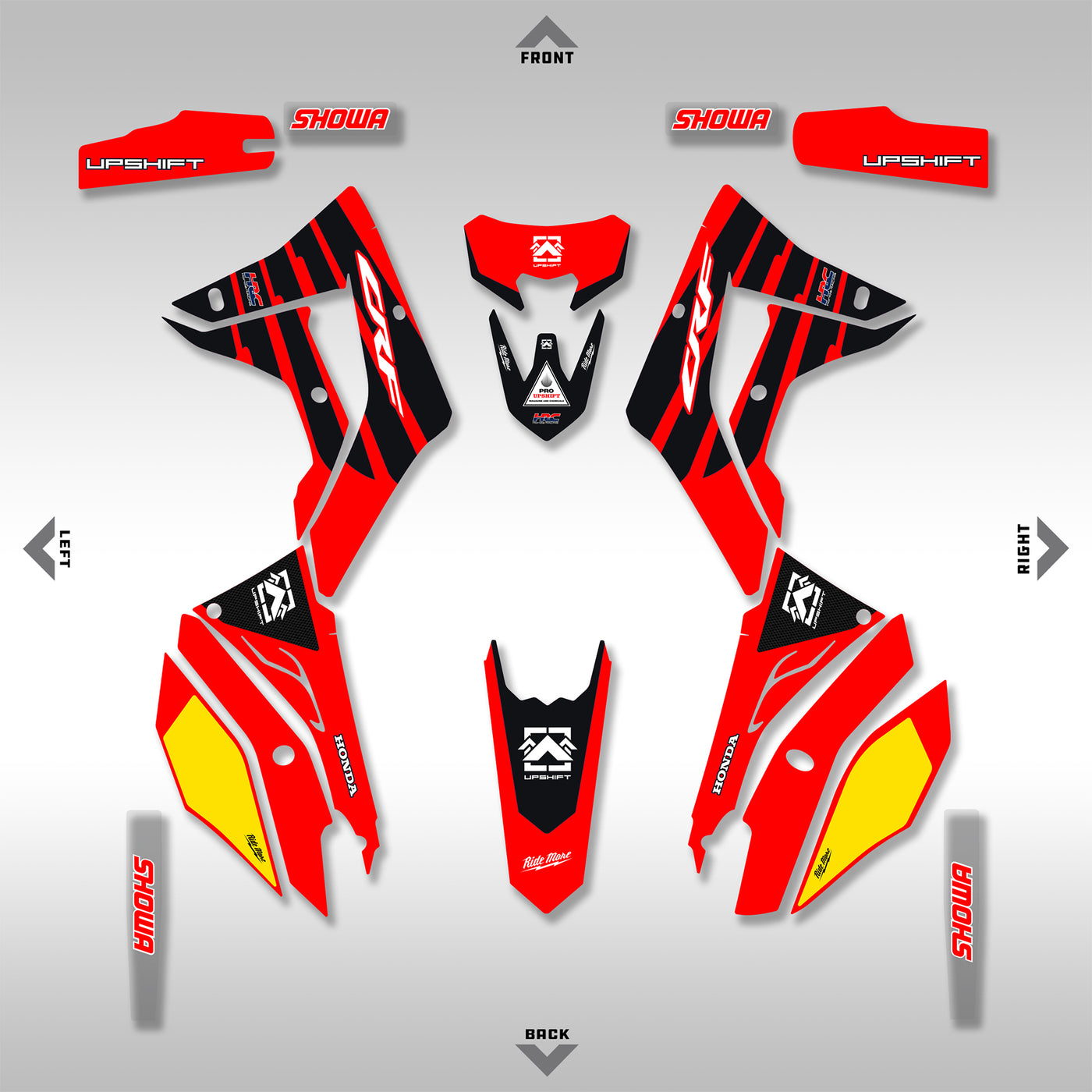 GRAPHICS KITS Tagged "CRF450RL" - Upshift Online Inc.