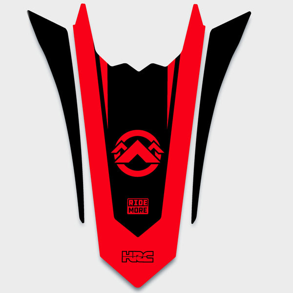 GRAPHICS KIT - 2019–2026 HONDA CRF450L / RL - BLACK / RED 2.0 - Upshift ...