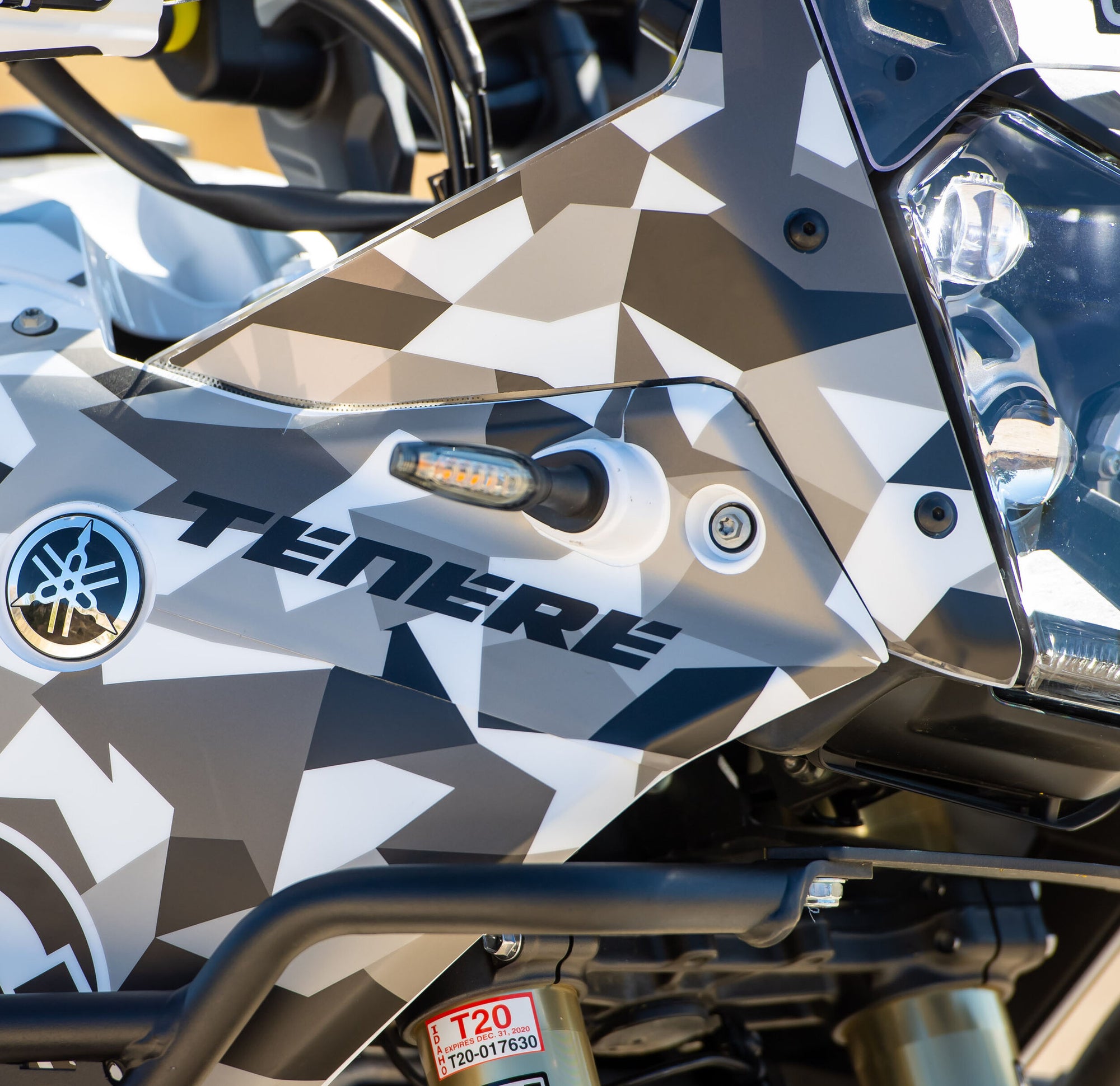 2019 - 2024 YAMAHA TENERE 700 - GEO CAMO - GRAPHICS KIT - Upshift ...