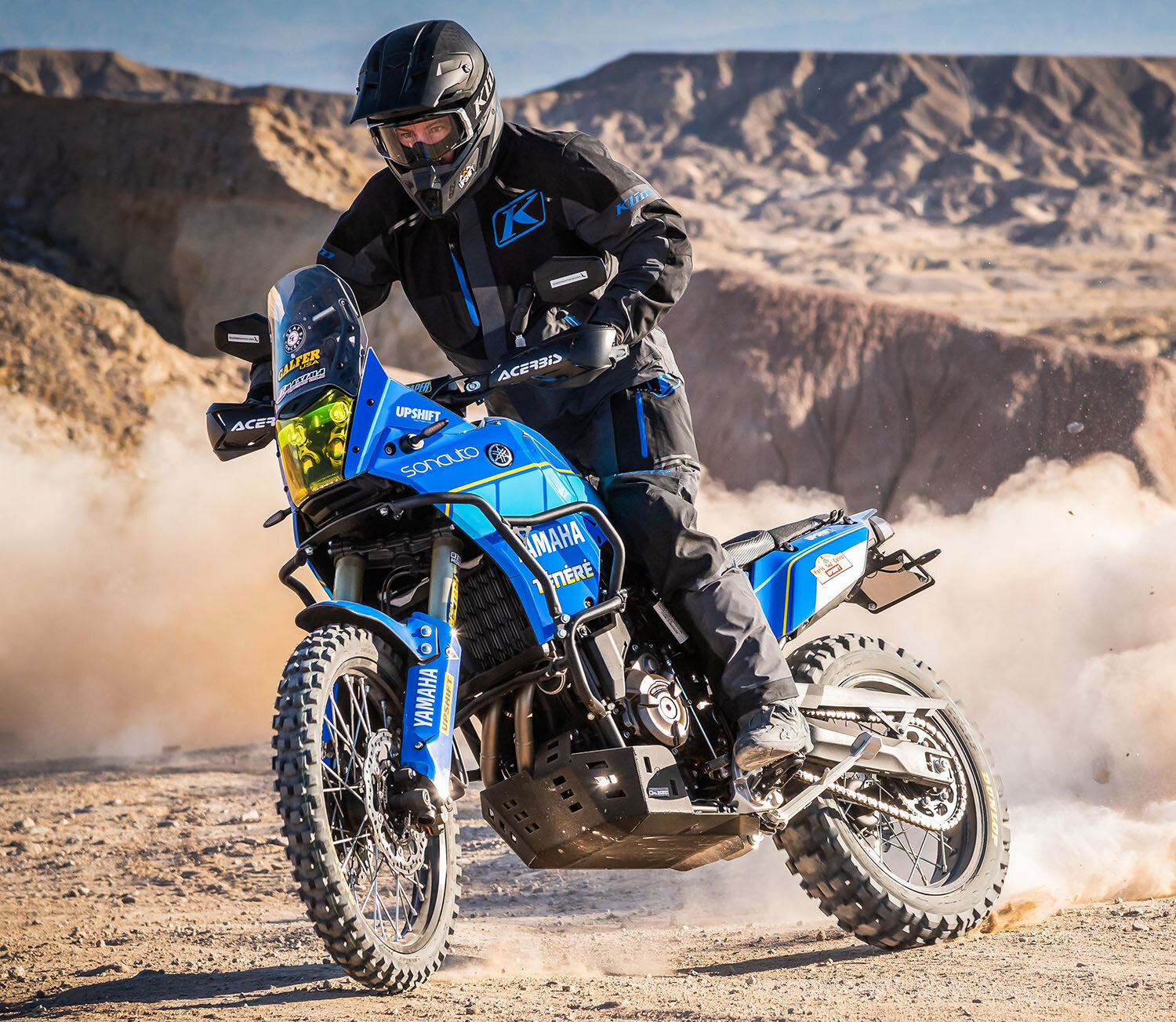 2019 - 2024 YAMAHA TENERE 700 - RALLY BLUE - GRAPHICS KIT - Upshift ...