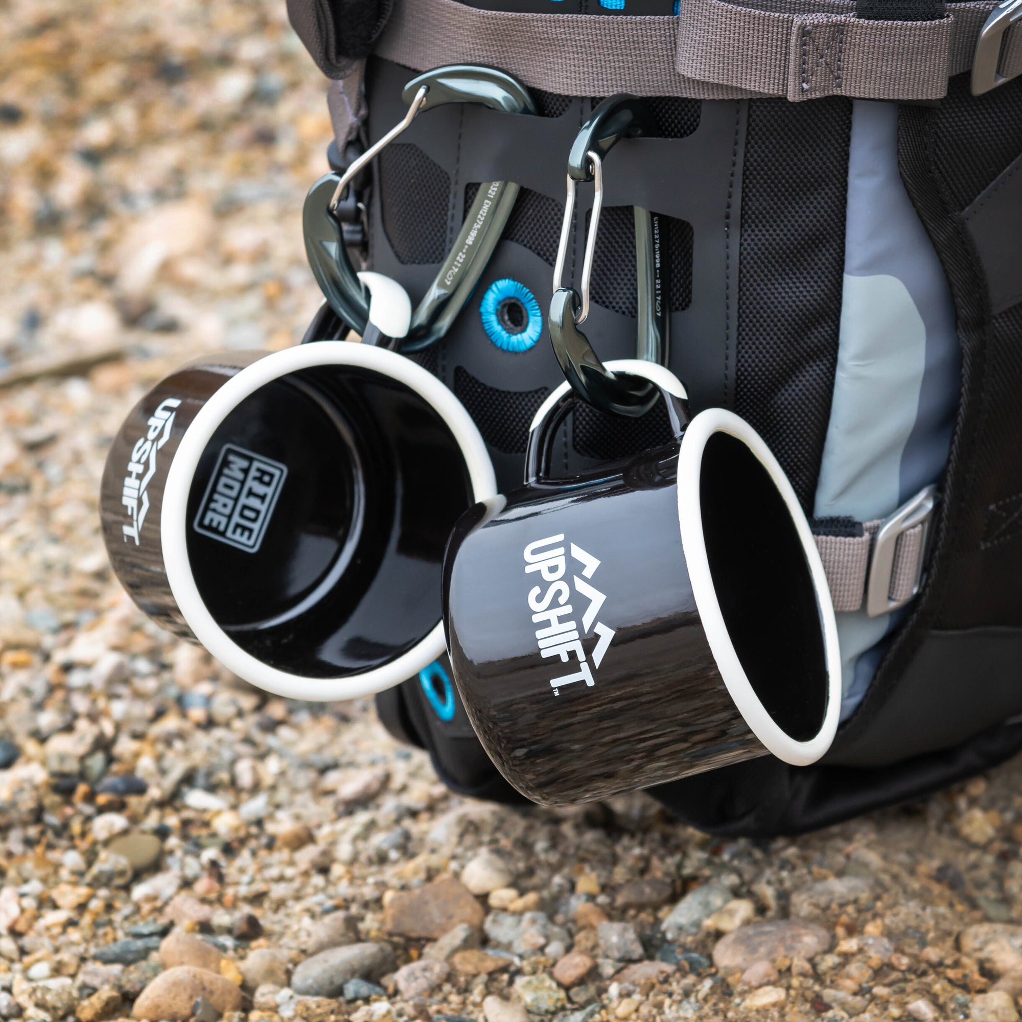 UPSHIFT ENAMELWARE COFFEE MUGS - Upshift Online Inc.
